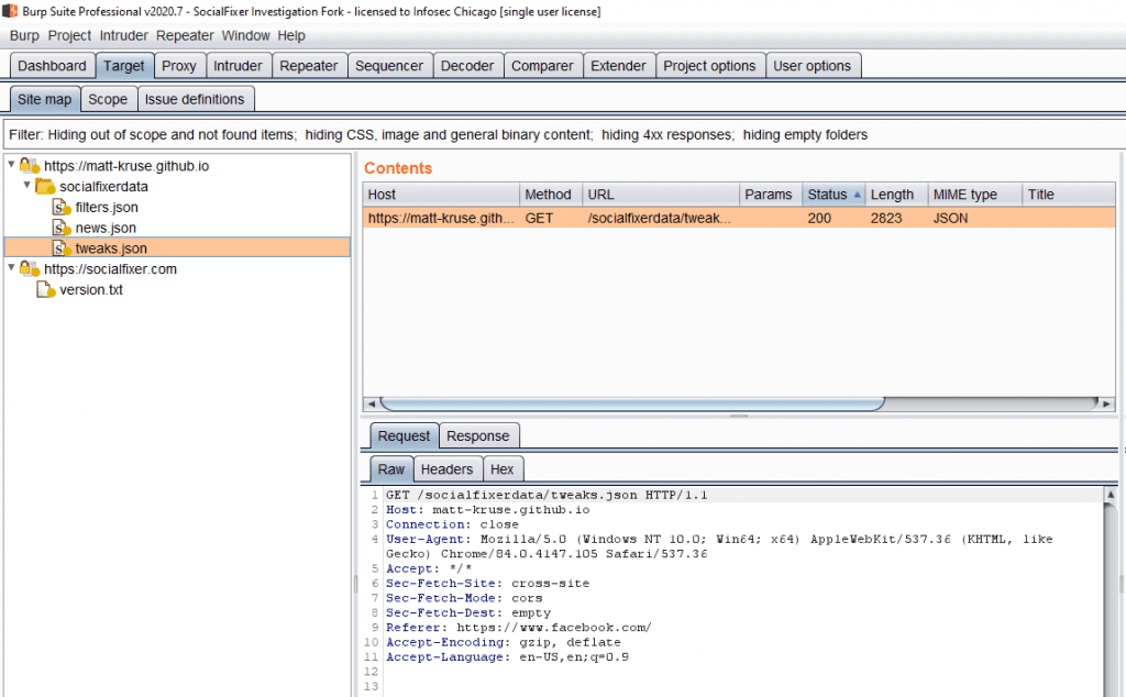 Privacy Evaluation: Social Fixer - Semrau Security